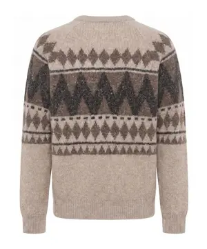 Peserico Patterned Jacquard Crew-neck Sweater