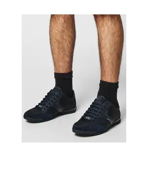 Hugo Boss Spliced Lowtop Laceup Sneakers