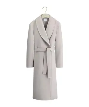 Dior Belted Coat - Gray