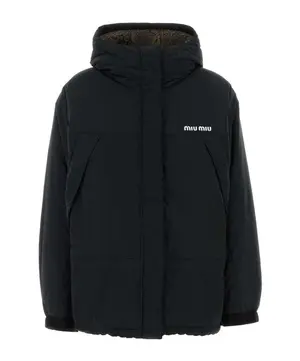 Miu Miu Fonzé Down Jacket - Black