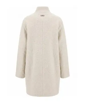 Peserico Ribbed Collar Sequined Coat