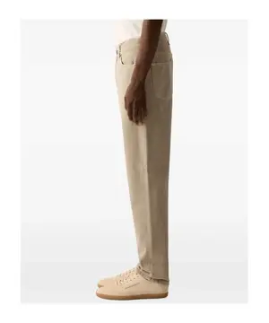 Zegna Light Taupe Cotton Roccia Pants