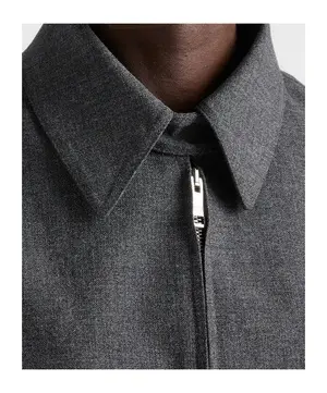 Prada Bonded Devoré Hopsack Blouson