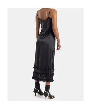 Simone Rocha Lace-trimmed Ruffle Midi Dress