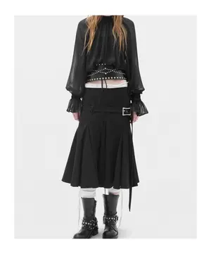 ANN DEMEULEMEESTER Celin Baloon Top With Drawstrings - Black