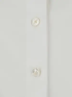 Alaïa Peplum Long-sleeved Poplin Shirt
