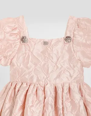 Dolce & Gabbana Jacquard Embellished Dress
