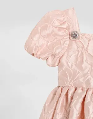 Dolce & Gabbana Jacquard Embellished Dress