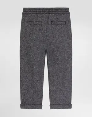 Dolce & Gabbana Herringbone Drawstring Trousers