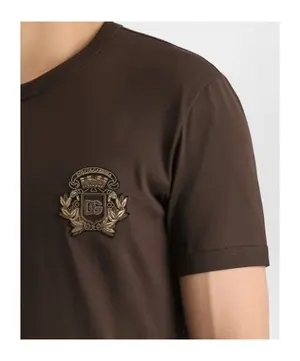 Dolce & Gabbana Crest-embellished T-shirt