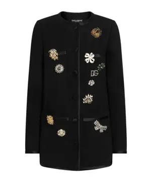 Dolce & Gabbana Embellished Button-front Jacket