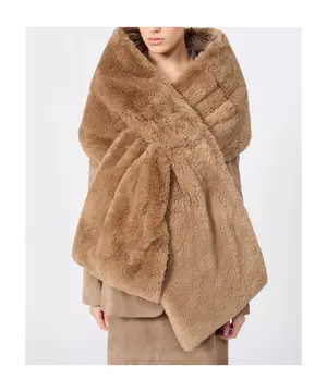 Max Mara Faux-fur Wrap Stole