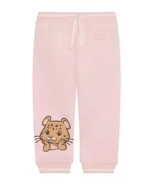 Dolce & Gabbana Leopard-print Track Pants - Pink