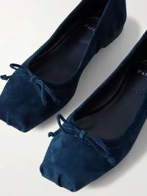 CHRISTIAN LOUBOUTIN Square Toe Ballet Flats