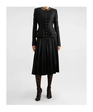 Dolce & Gabbana Pleated Midi Skirt