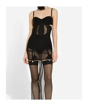Dolce & Gabbana Corset Tulle Mini Dress