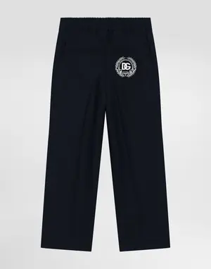 Dolce & Gabbana Logo-embroidered Trousers