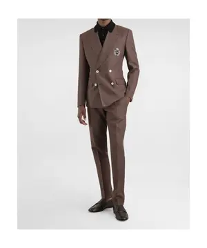 Dolce & Gabbana Crest-appliqué Blazer