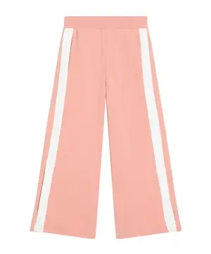 Dolce & Gabbana Stripe Wide-leg Trousers - Pink