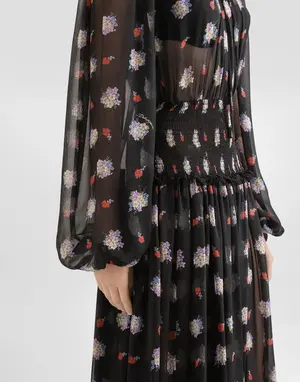 Dolce & Gabbana Floral Midi Dress