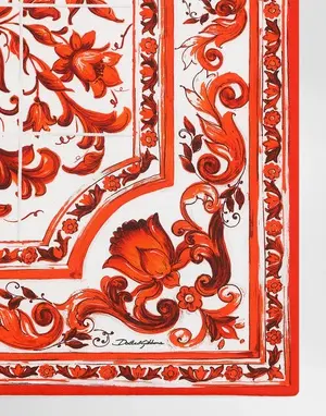 Dolce & Gabbana Majolica-print Cotton Blanket