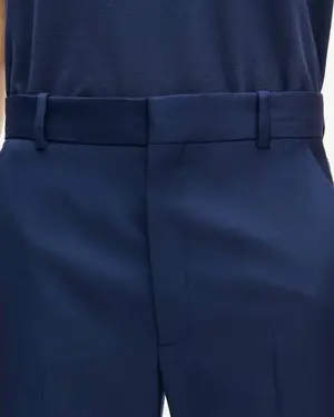 Kenzo Straight Tailored Pants In Virgin Wool
