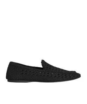 Dolce & Gabbana Slippers In Woven Fabric