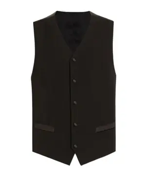 Dolce & Gabbana Five-button Waistcoat - Black