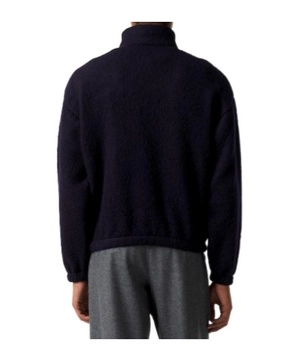 JIL SANDER Wool-blend Half-zip Sweater