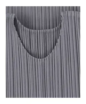Issey Miyake Pleated Sleeveless Dress