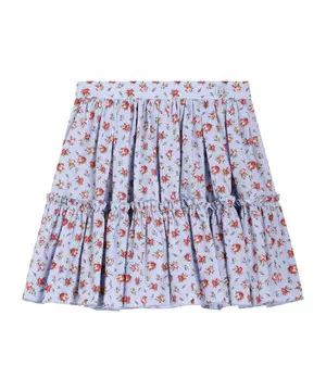 Dolce & Gabbana Floral-pattern Ruffled Skirt