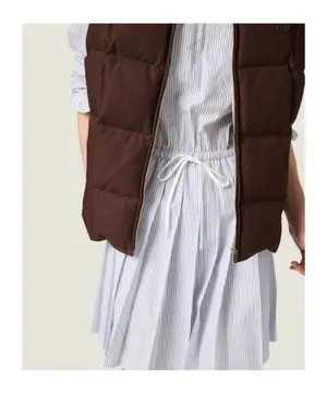Miu Miu Gabardine Down Vest