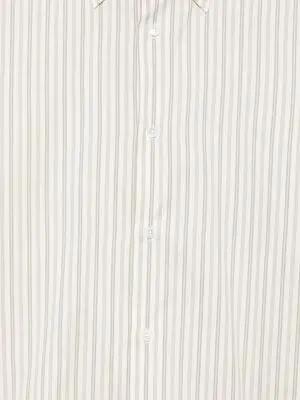 Auralee Striped Long-sleeve Shirt