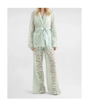 Dolce & Gabbana Floral Lace Palazzo Pants