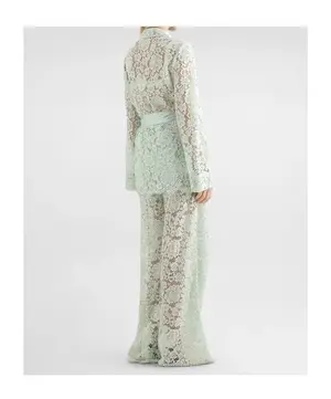 Dolce & Gabbana Floral Lace Palazzo Pants