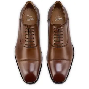 CHRISTIAN LOUBOUTIN Greggory Leather Oxford Shoes