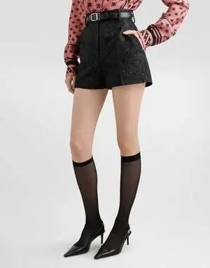 Dolce & Gabbana Floral Brocade-effect Shorts