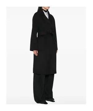 ERMANNO FIRENZE Notch-lapel Belted Coat