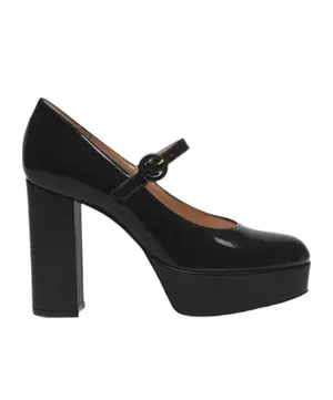 GIANVITO ROSSI Buckle-strap Pumps - Black
