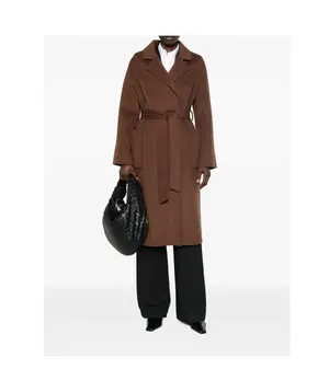 ERMANNO FIRENZE Notch-lapel Belted Coat