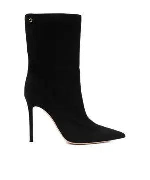 GIANVITO ROSSI Suede Highheel Midcalf Boots