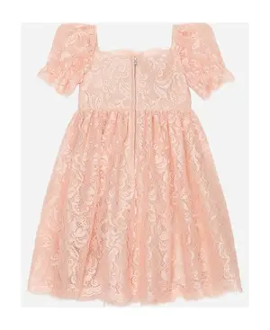Dolce & Gabbana Short-sleeve Lace Dress