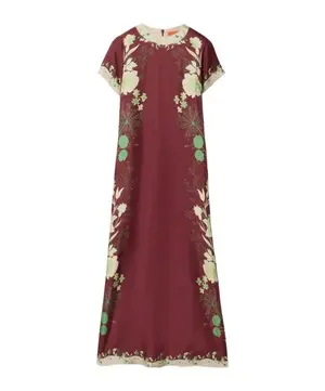La DoubleJ Swing Midi Dress - Red