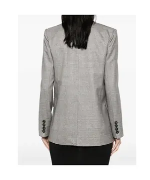 ERMANNO FIRENZE Checked Double-breasted Blazer