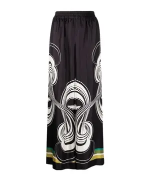 La DoubleJ Place Wide-leg Trousers - Black