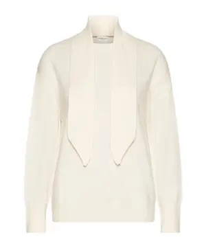 Marella Scarf-adorned Sweater - No