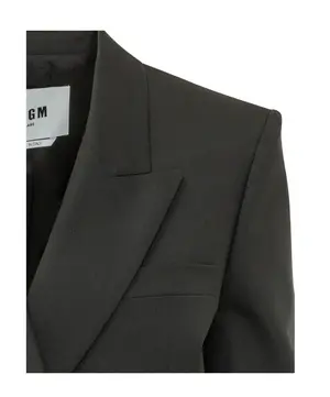 MSGM Double-breasted Blazer - No