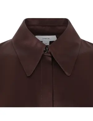 Vince Long-sleeve Shirt - Brown