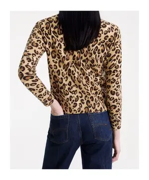 Marella V-neck Printed Knit Top