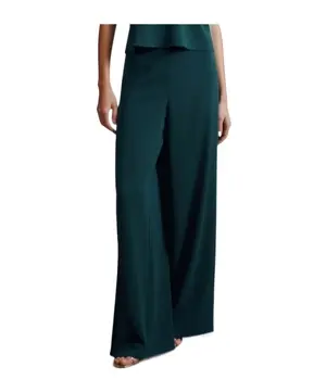 Marella Elastic-waist Knit Casual Trousers - Green